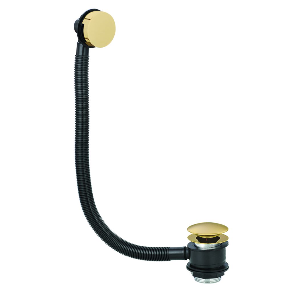 Universal Basin Waste, Matt Black | Scudo Bathrooms