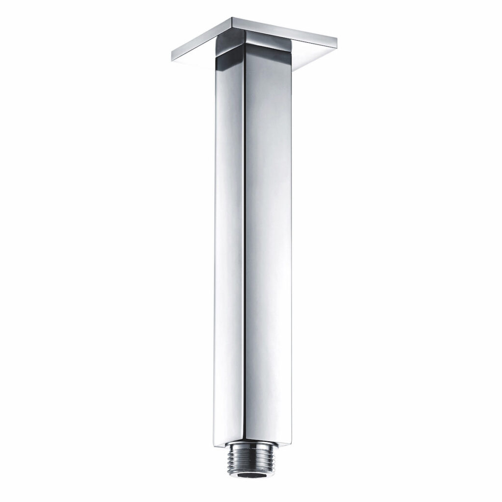 Square Ceiling Mounted Wall Arm | Scudo Bathrooms