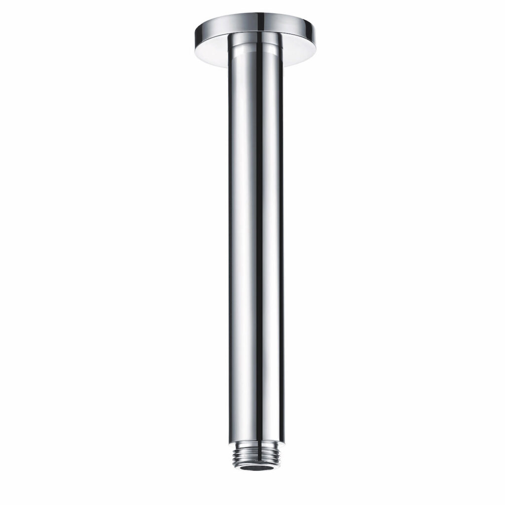 Round Ceiling Mounted Wall Arm | Scudo Bathrooms