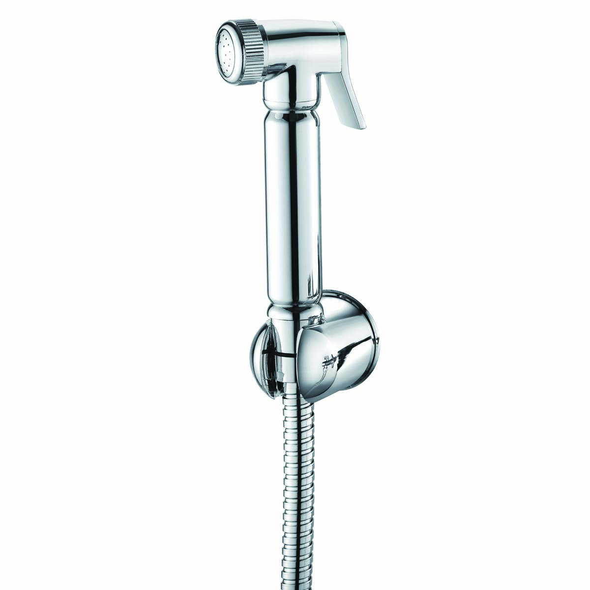 Douche Handset , Flexi and Holder Chrome | Scudo Bathrooms