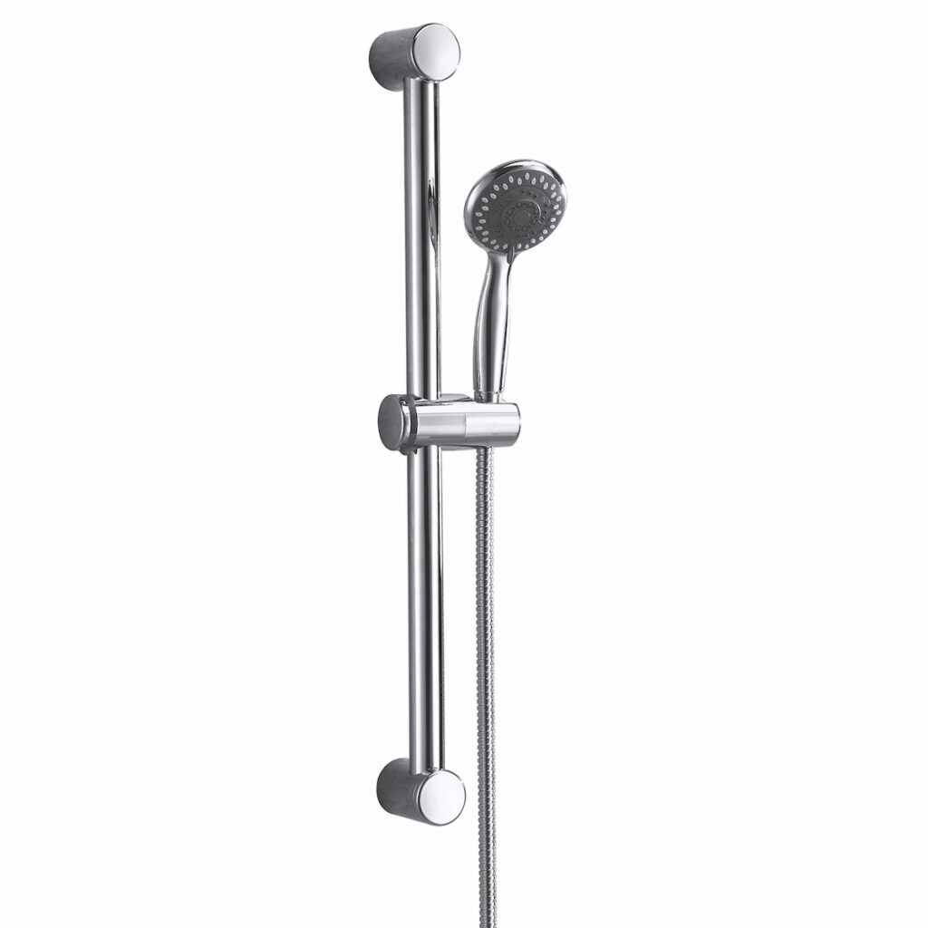 Twin Round Handle, 2 Outlet Concealed Valve with Diverter | Scudo Bathrooms