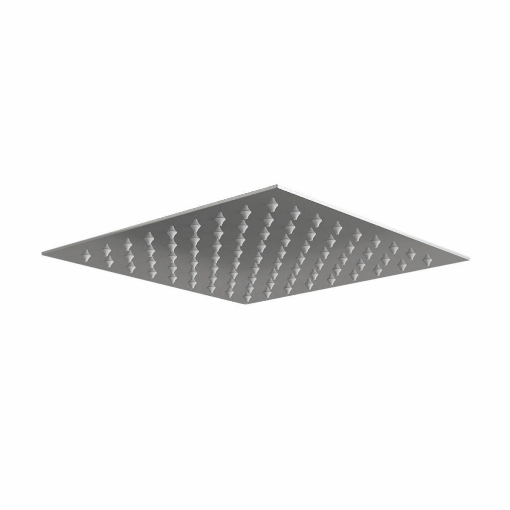 Core Chrome Round Rigid Riser Shower | Scudo Bathrooms