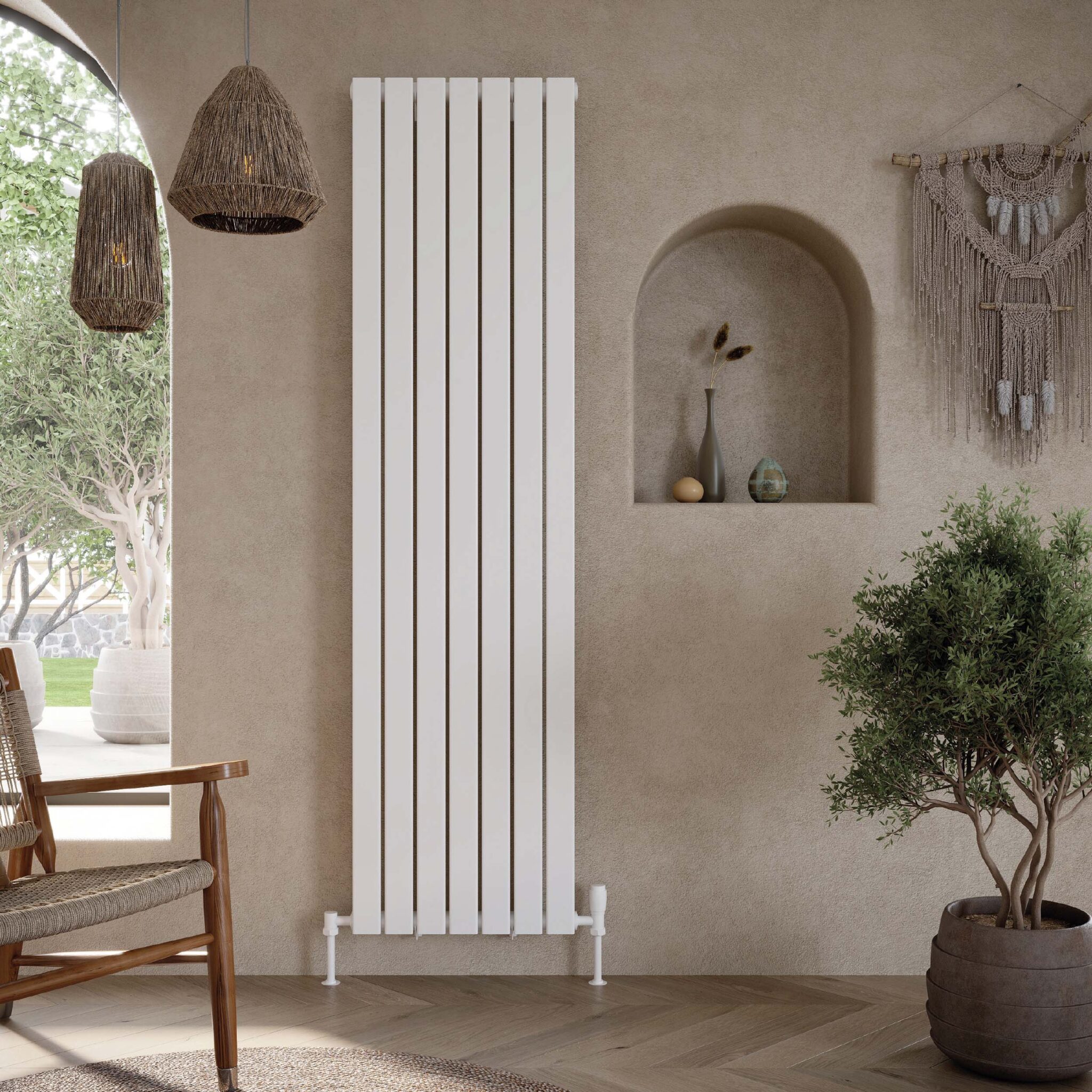 Bravo Double Designer Radiator - 1800 X 476 | Scudo Bathrooms
