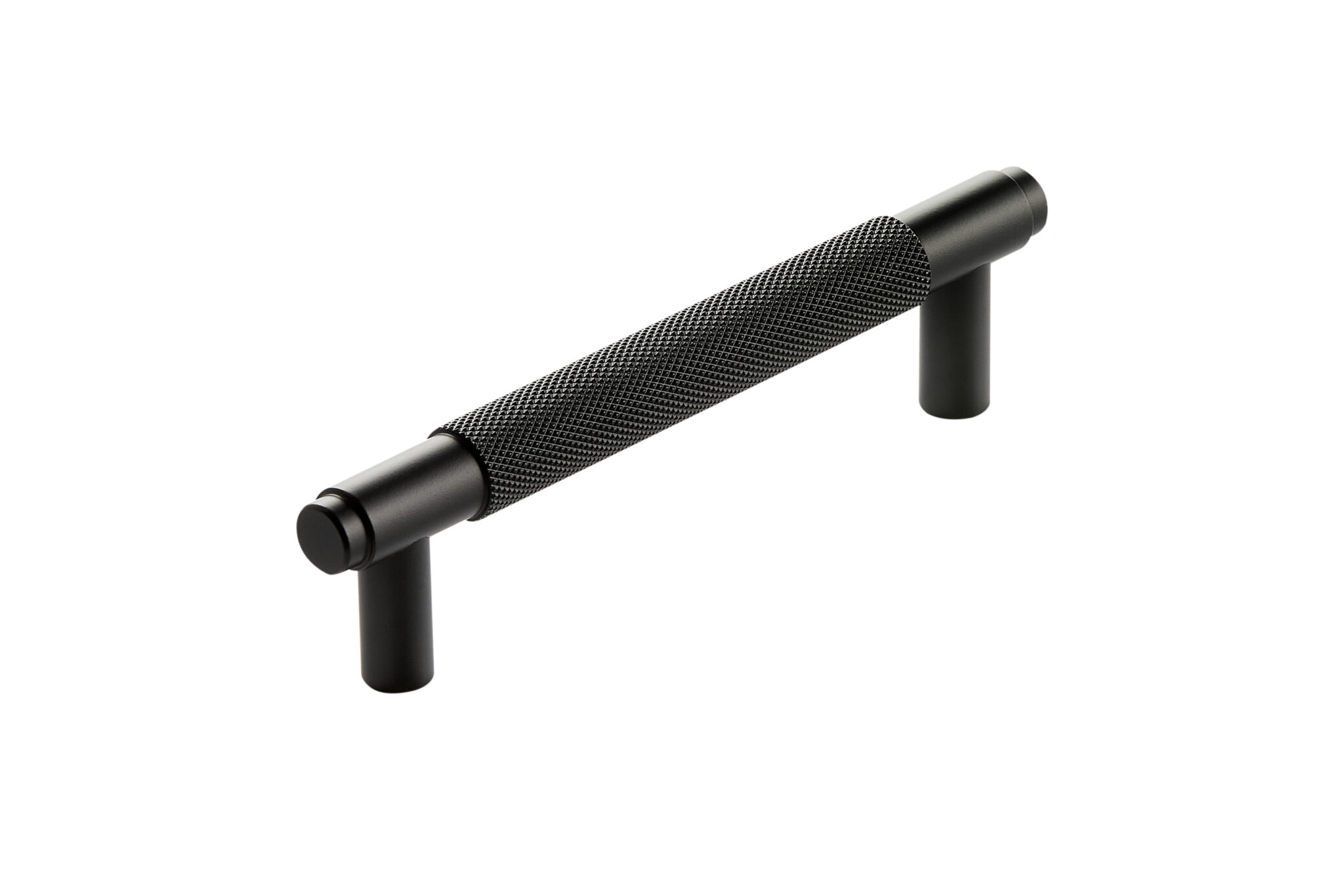 Knurled 160mm Handle Black | Scudo Bathrooms