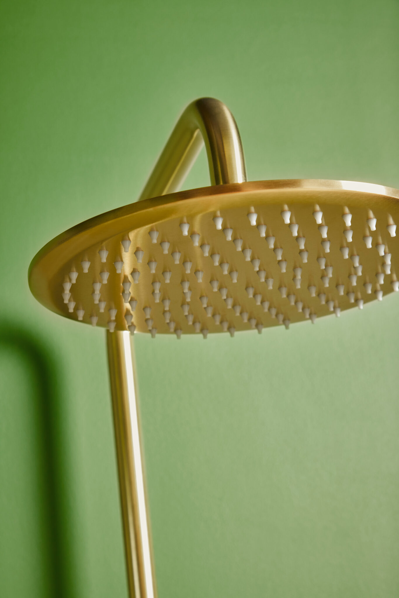 Core Chrome Round Rigid Riser Shower | Scudo Bathrooms