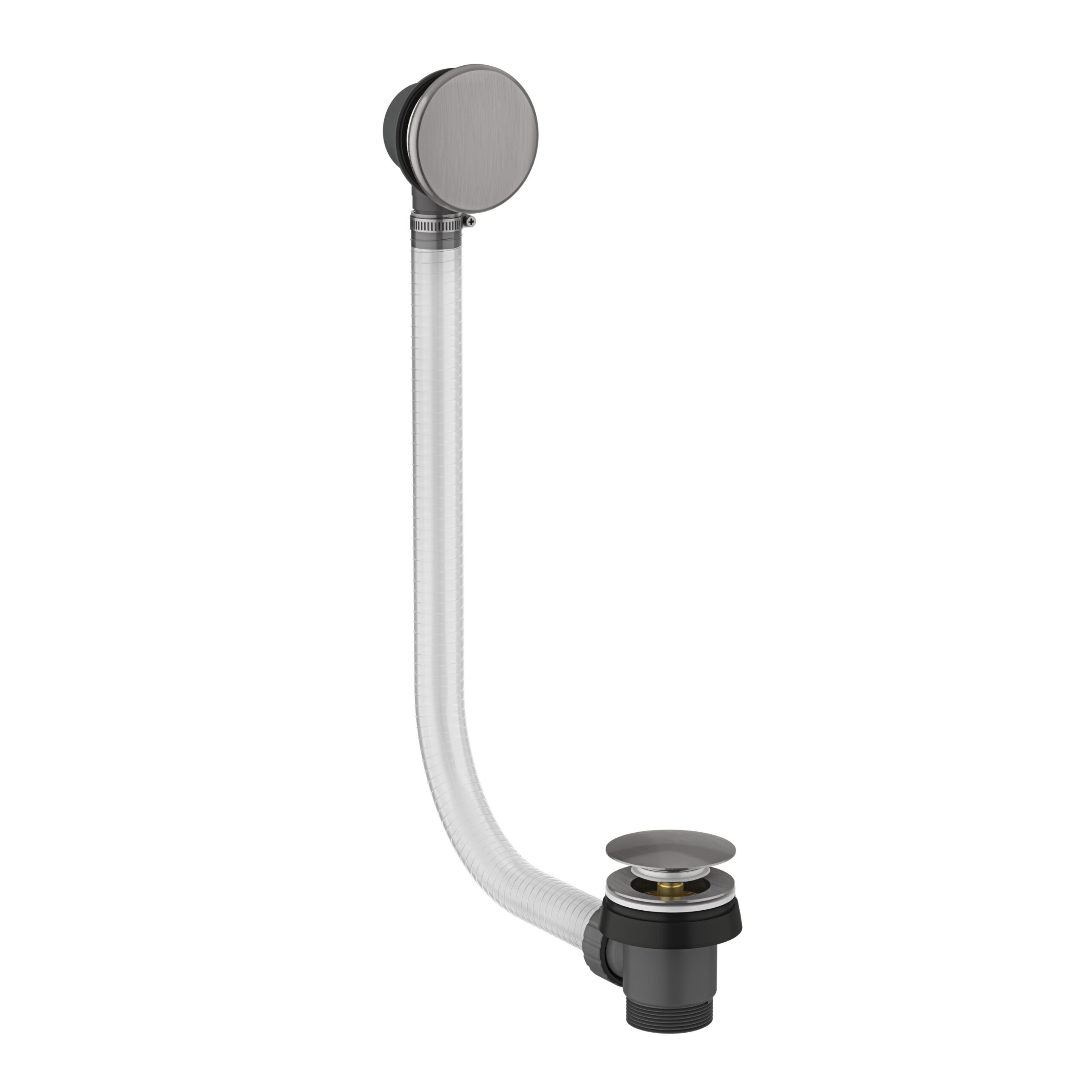 Gunmetal Bath Pop-Up Waste with Overflow | Scudo Bathrooms