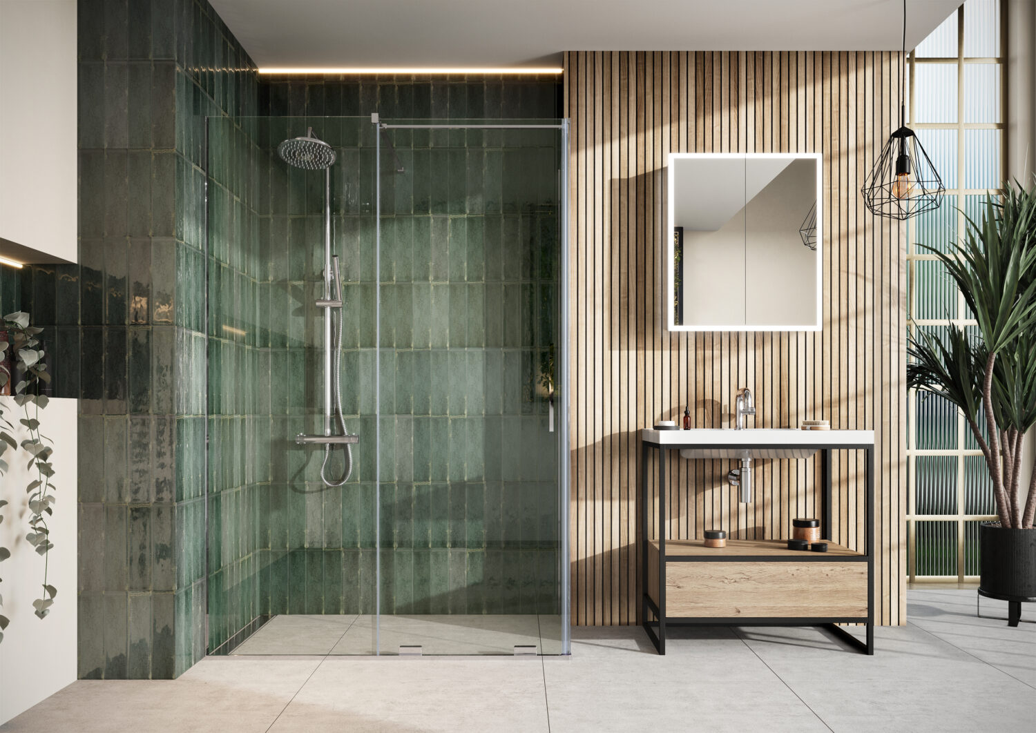 Momentum Sliding Wetroom 1000 | Scudo Bathrooms