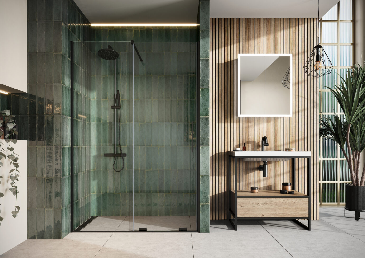 Momentum Sliding Wetroom 1200 | Scudo Bathrooms