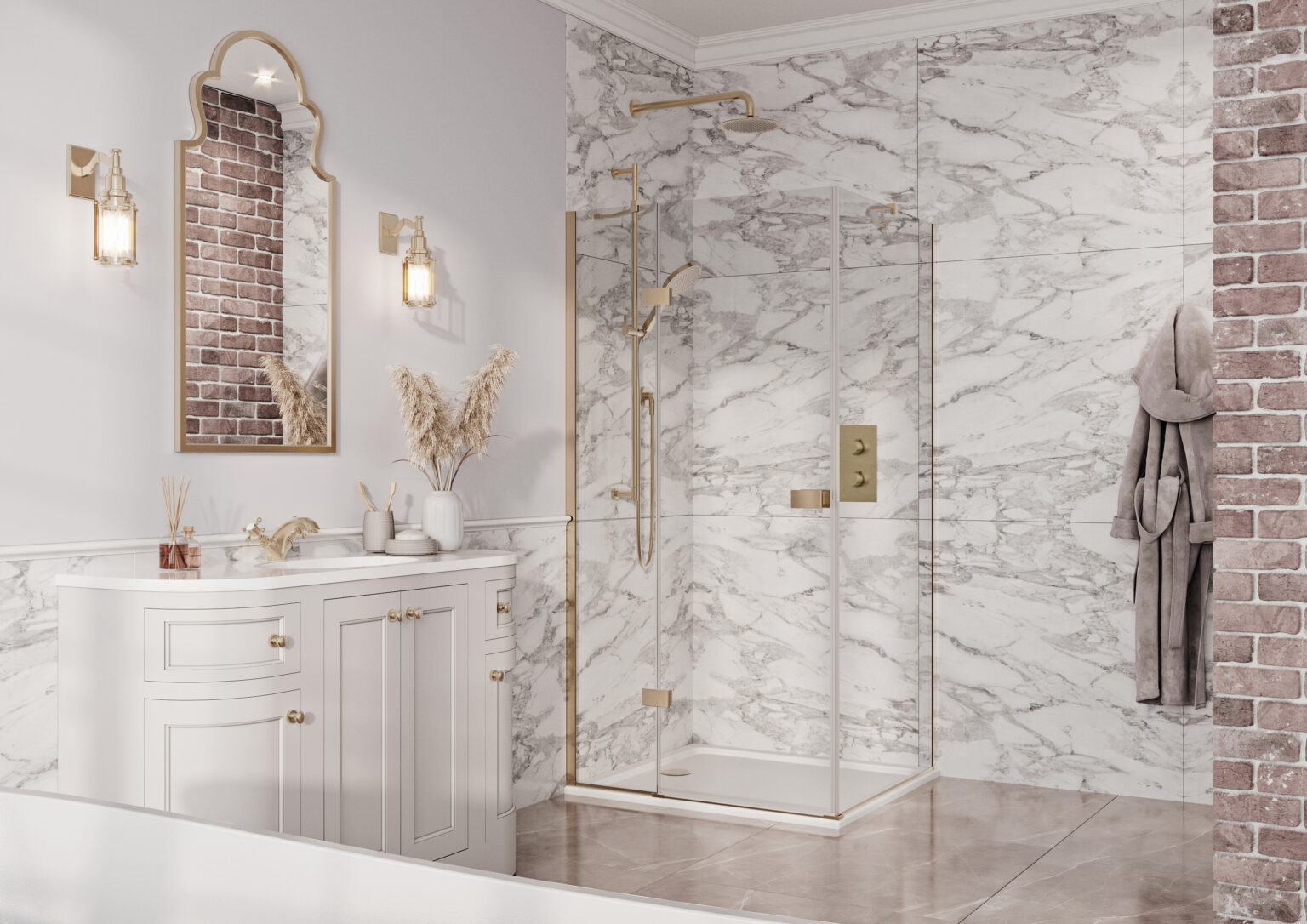 Athena Side Panel 800 | Scudo Bathrooms