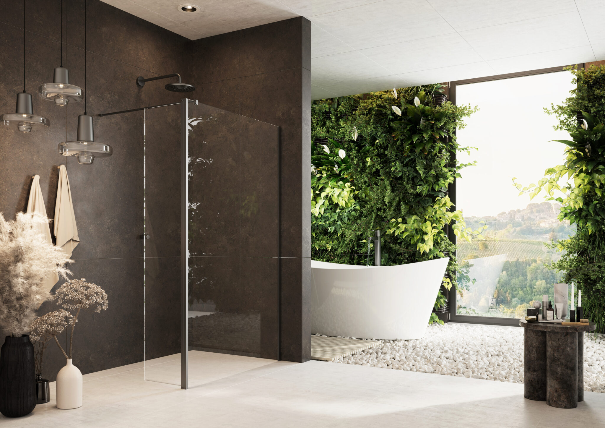Minos Swivel Panel 300 | Scudo Bathrooms