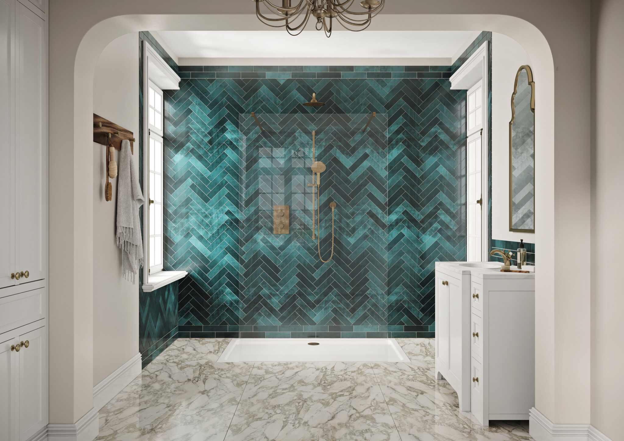 Minos Glass Panel 800 | Scudo Bathrooms