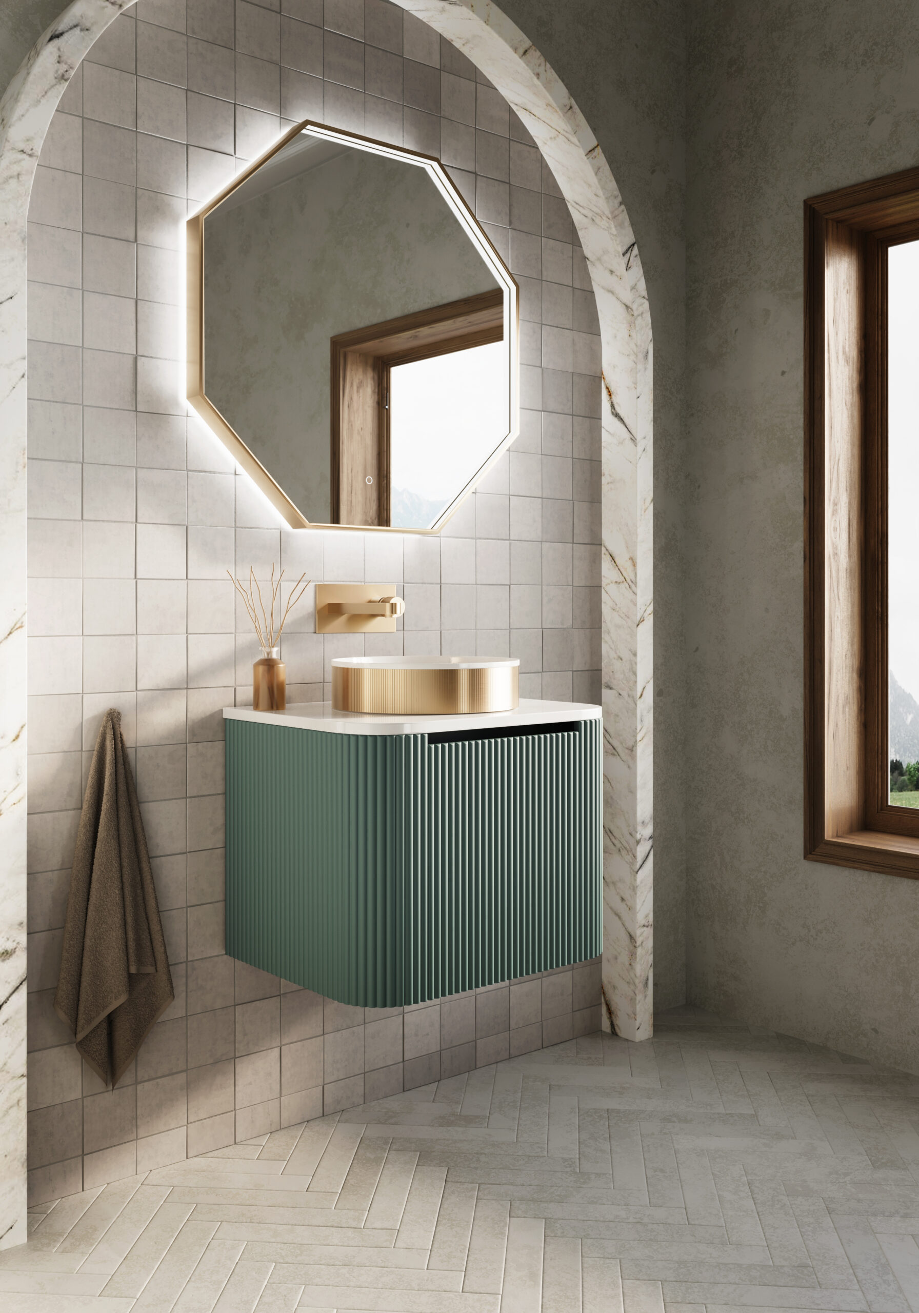 Linea Curve 600 Unit | Scudo Bathrooms