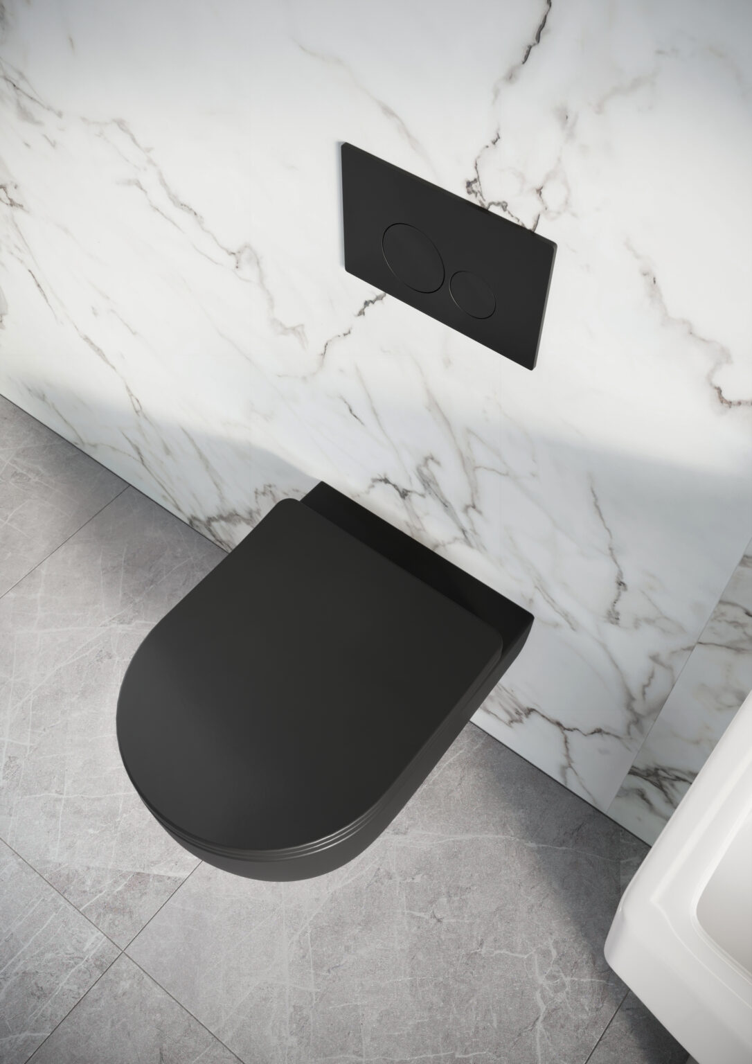 Riviera Round Wall Hung WC | Scudo Bathrooms