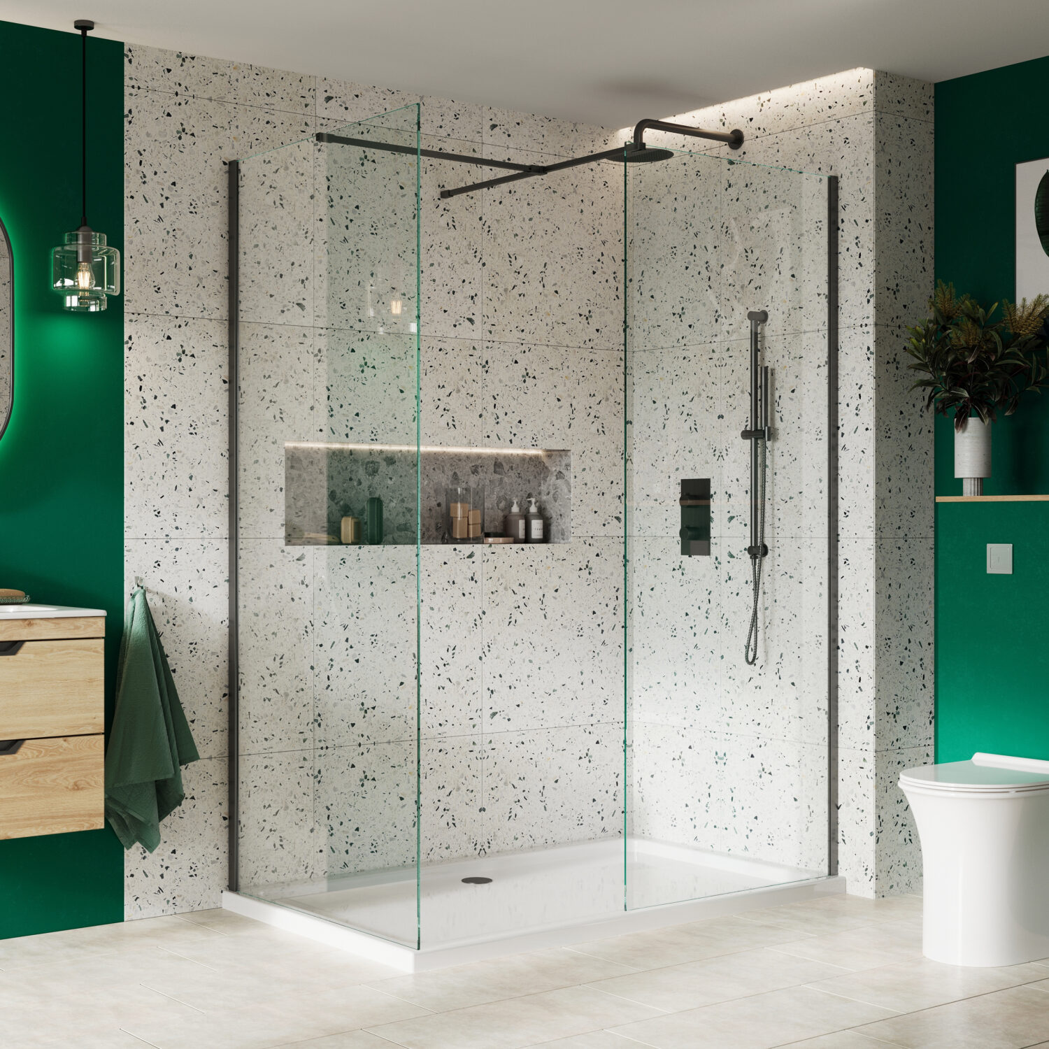 Gunmetal Showers | Scudo Bathrooms